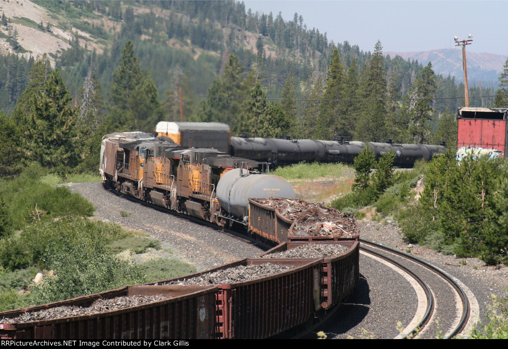 mid train helpers passing former Norden complex